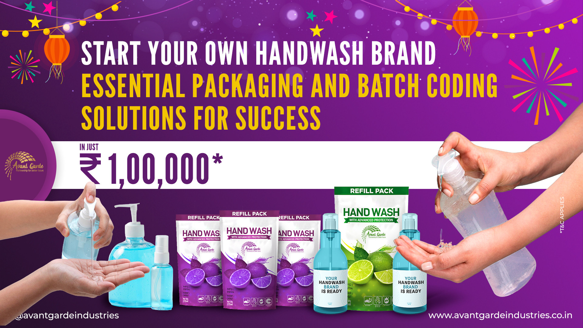 Start Your Own Handwash Brand: Essential Packaging and Batch Coding ...