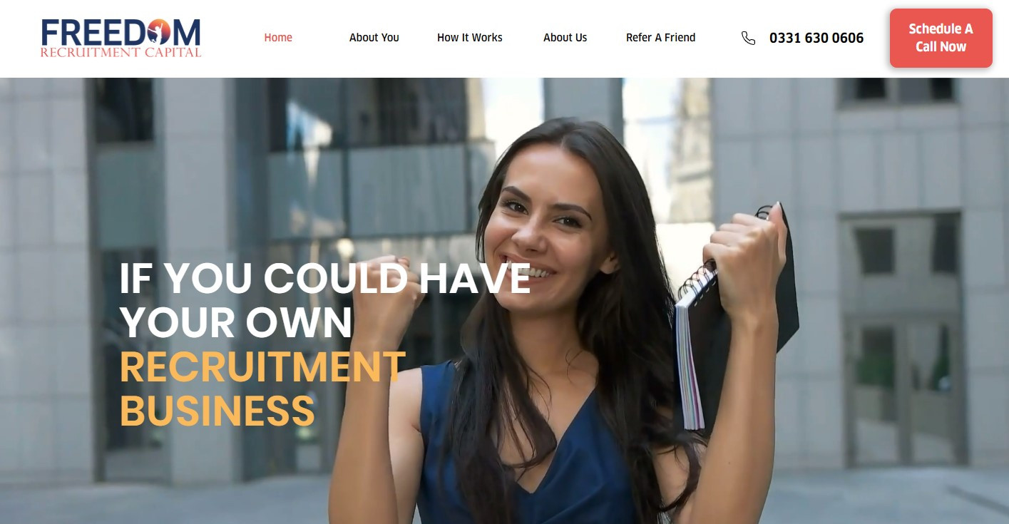 Recruitment Startup Support | Freedom Recruitment Capital