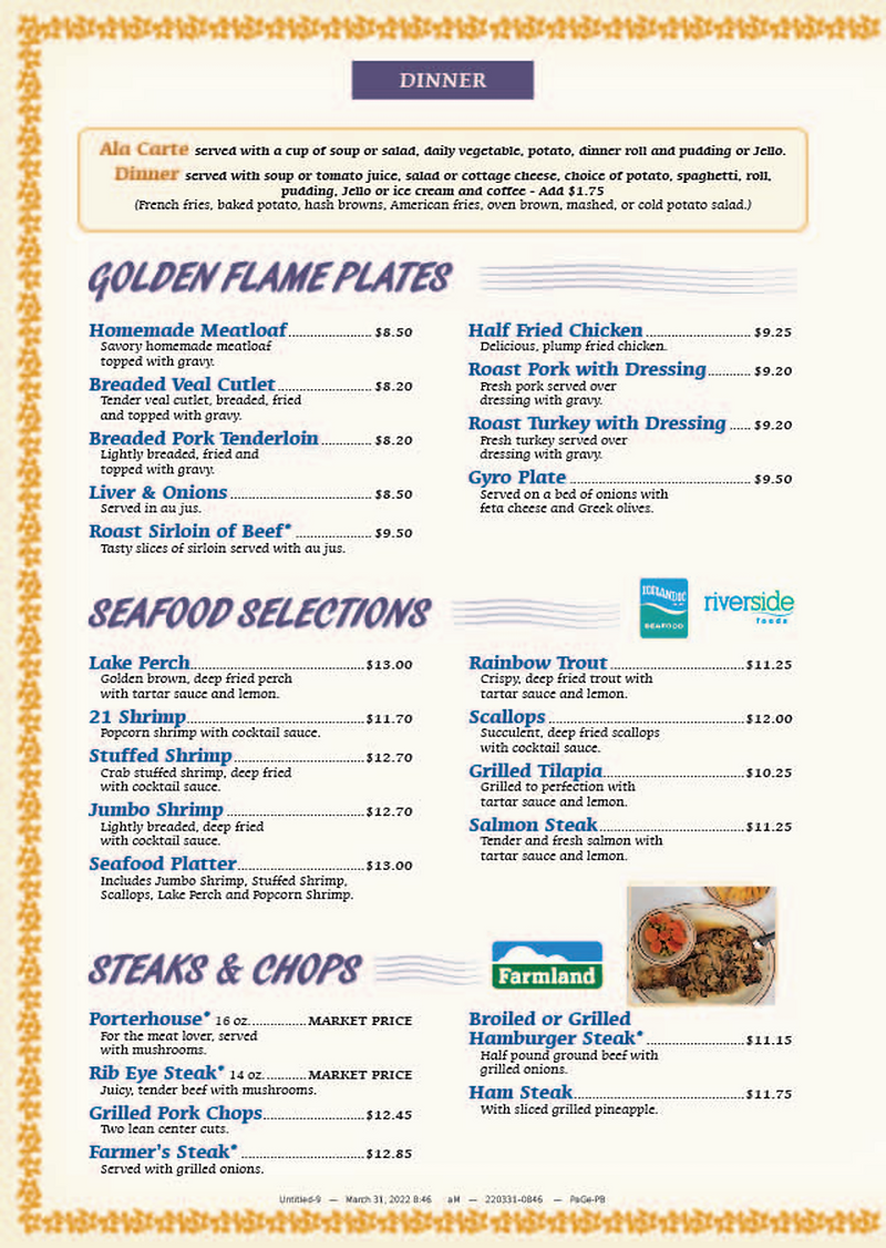 MENU | goldenflame