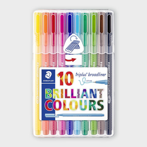 Staedtler Triplus Broadliner - 10 | Willow Cottage NZ