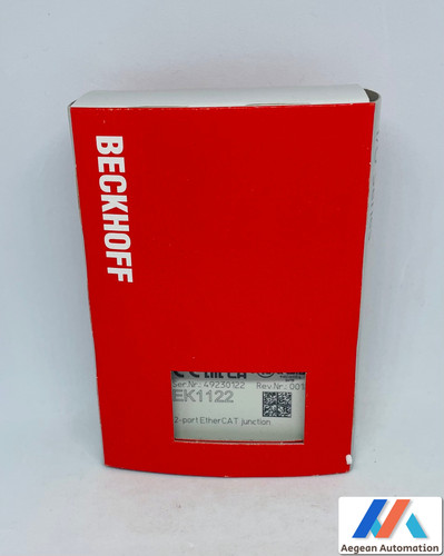 BECKHOFF EK1122 | 2-port EtherCAT Junction EK 1122 has 2 x RJ45 sockets ...