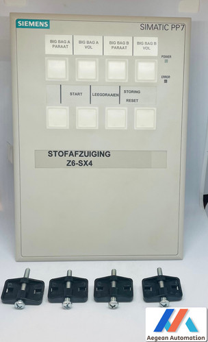 SIEMENS Simatic 6AV3688-3AA03-0AX0 Push Button Panel PP7 6AV3 688-3AA03 ...