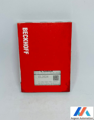 BECKHOFF EL2624 EtherCAT Terminal, 4-Channel Relay Output EL 2624 NEW ...