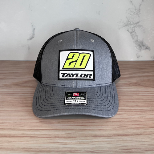 Grey Neon 20 Patch Hats | Ryan Taylor Racing