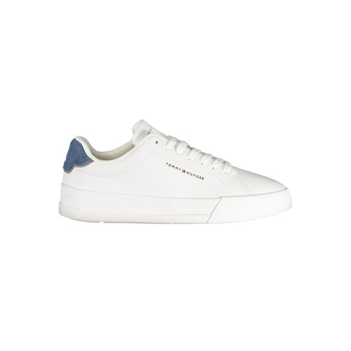 Tommy Hilfiger White Polyurethane Men's Sneaker | HELLVILLE CLOTHING INC
