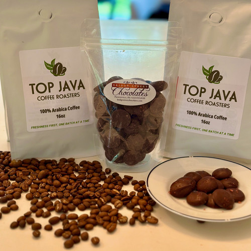 Top Java Coffee Bridge Street Chocolates Artisan Gift Set 2 Lbs