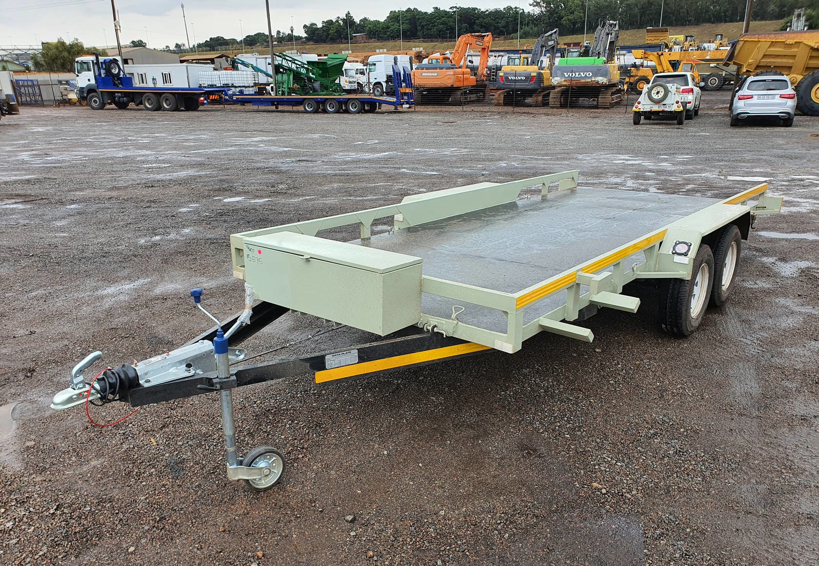 New Double Axle Car Trailer