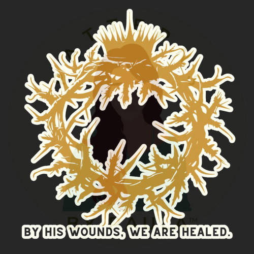 Crown of Thorns Sticker | Patterns by Paula