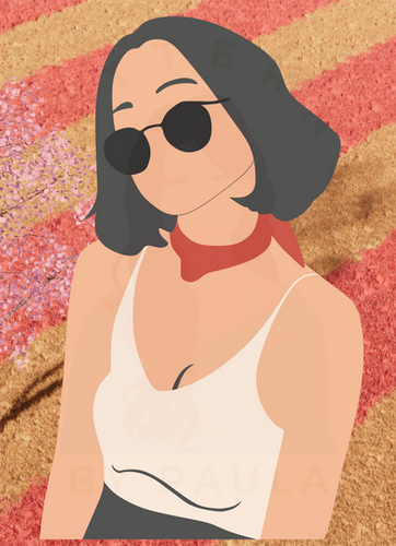 Darling Denise Greeting Card | Patterns by Paula