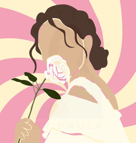 Ravishing Rose Greeting Card | Patterns by Paula