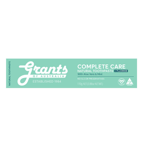 Grants - Complete Care with Fluoride Natural Toothpaste 110g | Go Vita ...
