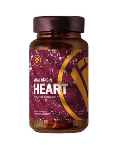 Vital Origin - Beef Heart Capsules 150c | Go Vita Berwick