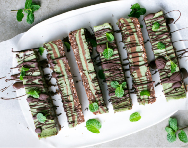 Choc Mint Slice
