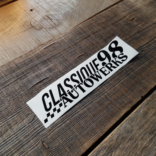 CLASSIQUE 98' STICKER | Classique Autowerks