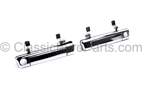 BMW E23 / E24 OUTER DOOR HANDLE CHROME SET | Classique Autowerks