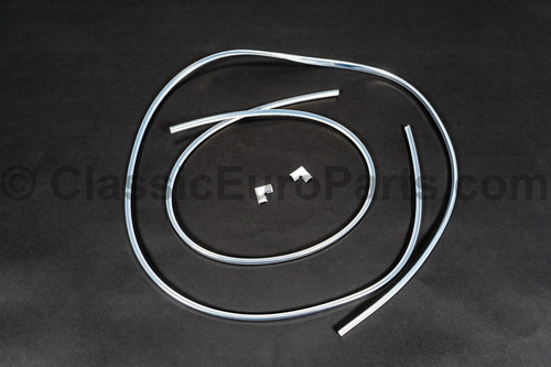 BMW E30 REAR WINDOW CHROME TRIM STRIP SET | Classique Autowerks