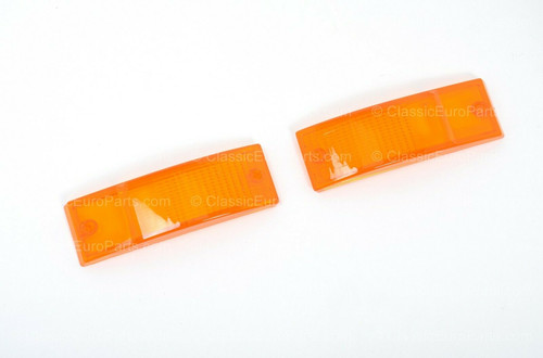 PORSCHE 911 / 912 / 930 AMBER SIDE MARKER SET | Classique Autowerks