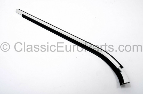 BMW E24 REAR RIGHT DOOR / WINDOW TRIM SET CHROME | Classique Autowerks