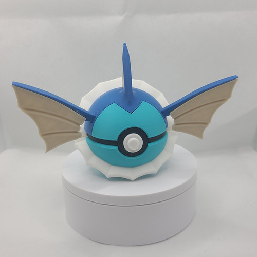 3D Pokemon Inspired Decorative Pokeball - Vaporeon | Trendz