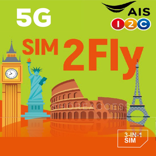AIS SIM2Fly SIM Card with Topup | SHOREACCESS CPE