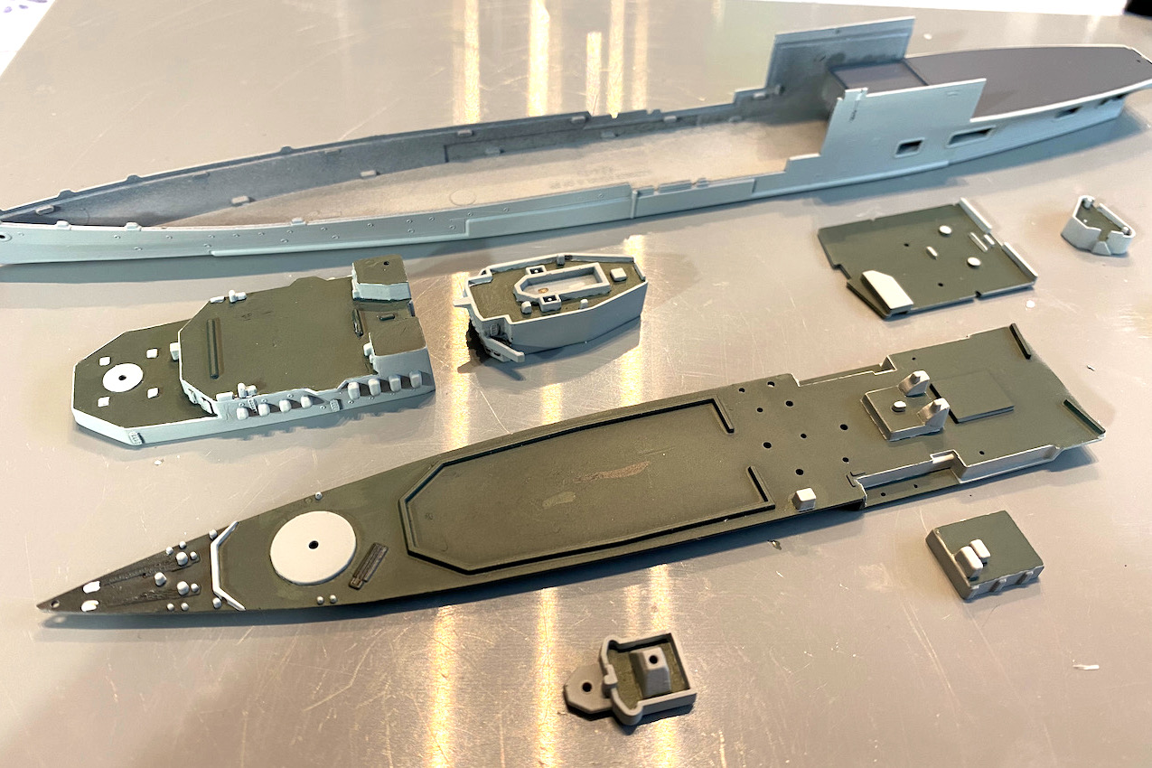 Helicopter cruiser HMS Tiger (C20) - Matchbox 1/700 - Work in Progress ...