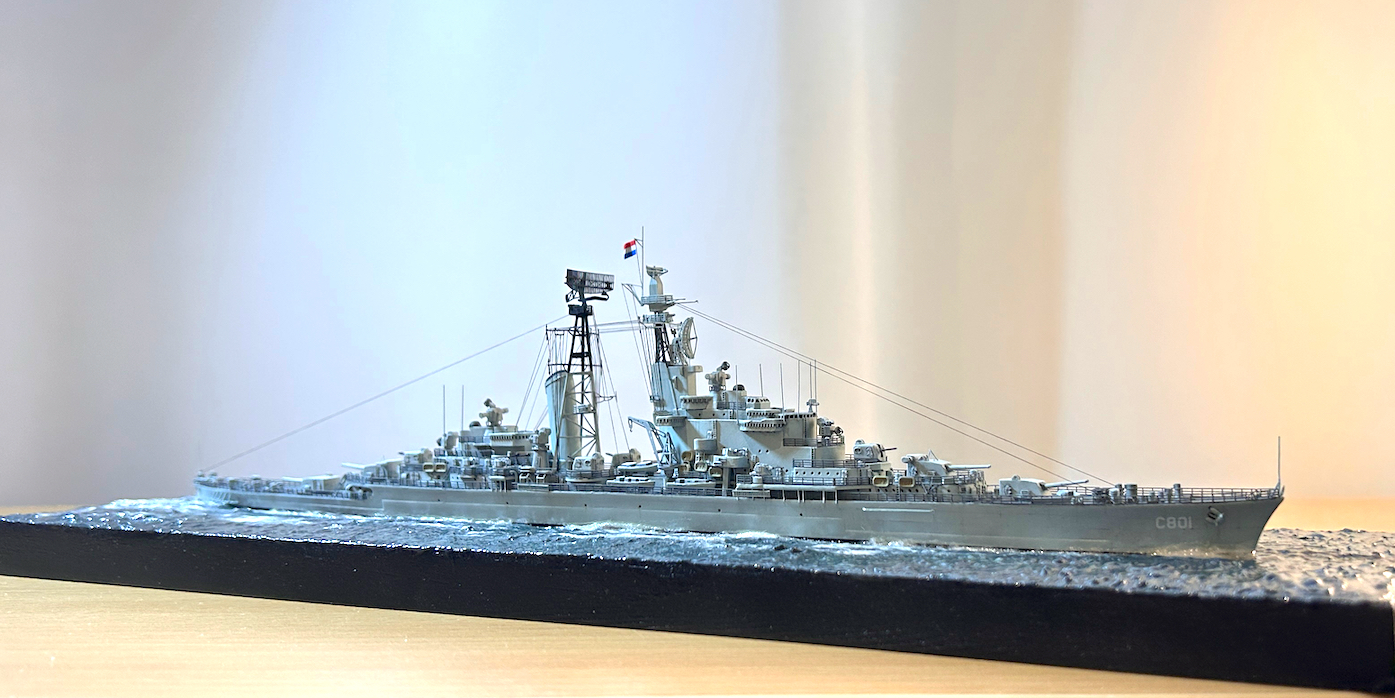 HNLMS De Ruyter (Cold War-era cruiser). 1/700, Doggy Industries - Ready ...