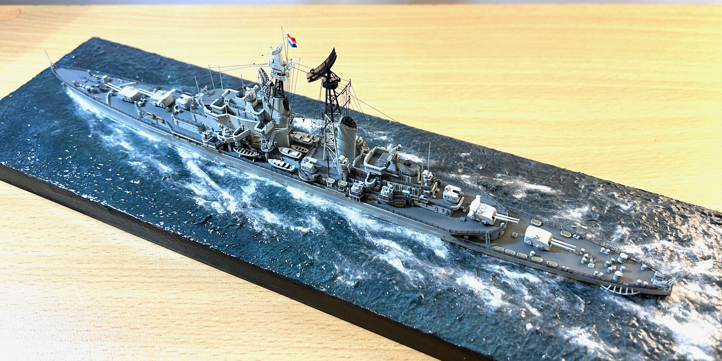 HNLMS De Ruyter (Cold War-era cruiser). 1/700, Doggy Industries - Ready ...