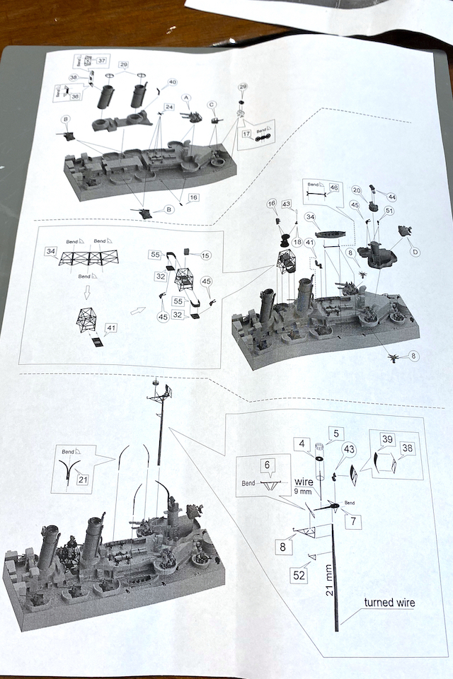 USS Philadelphia (CL-41) in 1945. Niko Model 1/700 - first resin kit ...