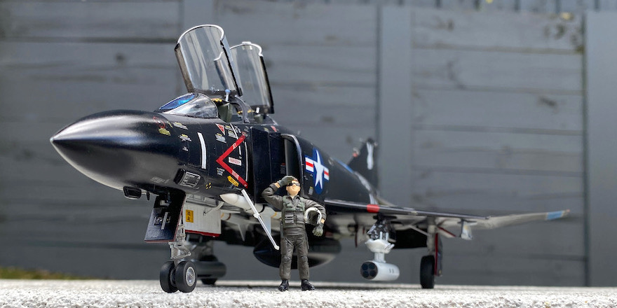 Academy 1/48 F-4J Phantom II (as "Vandy 1"/ "Black Bunny") - Ready for ...