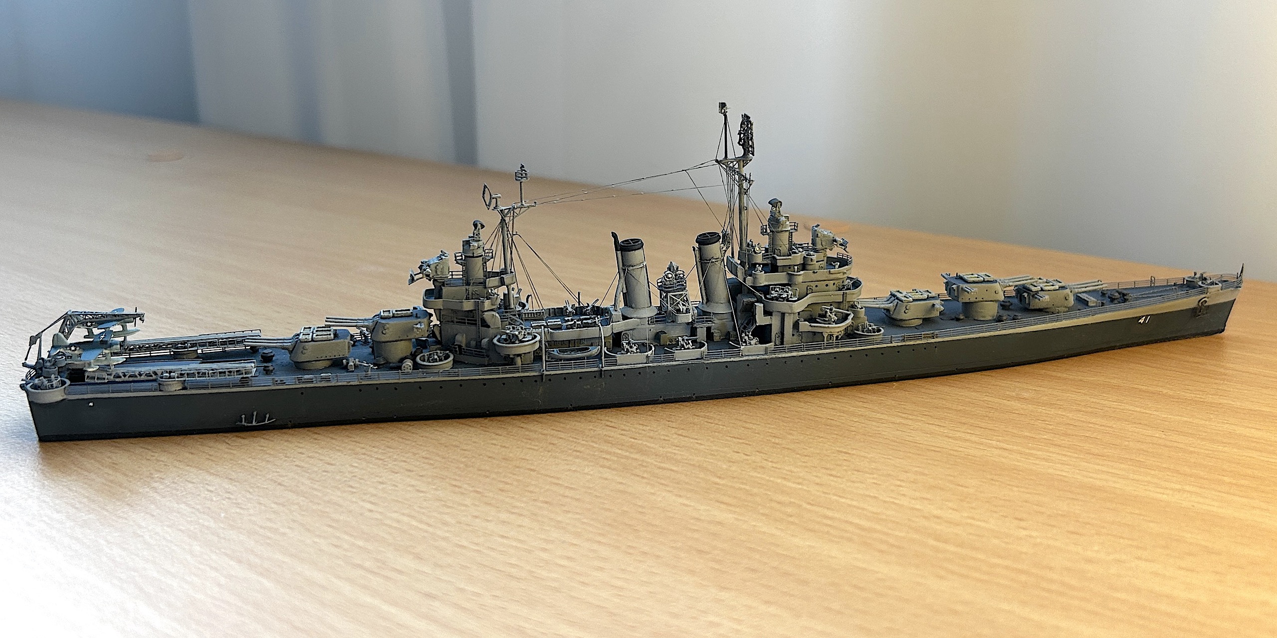 USS Philadelphia (CL-41), Brooklyn class cruiser - Ready for Inspection ...