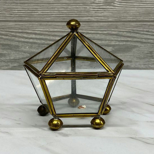 Pentagonal Shaped Glass Box | Decorrizz India