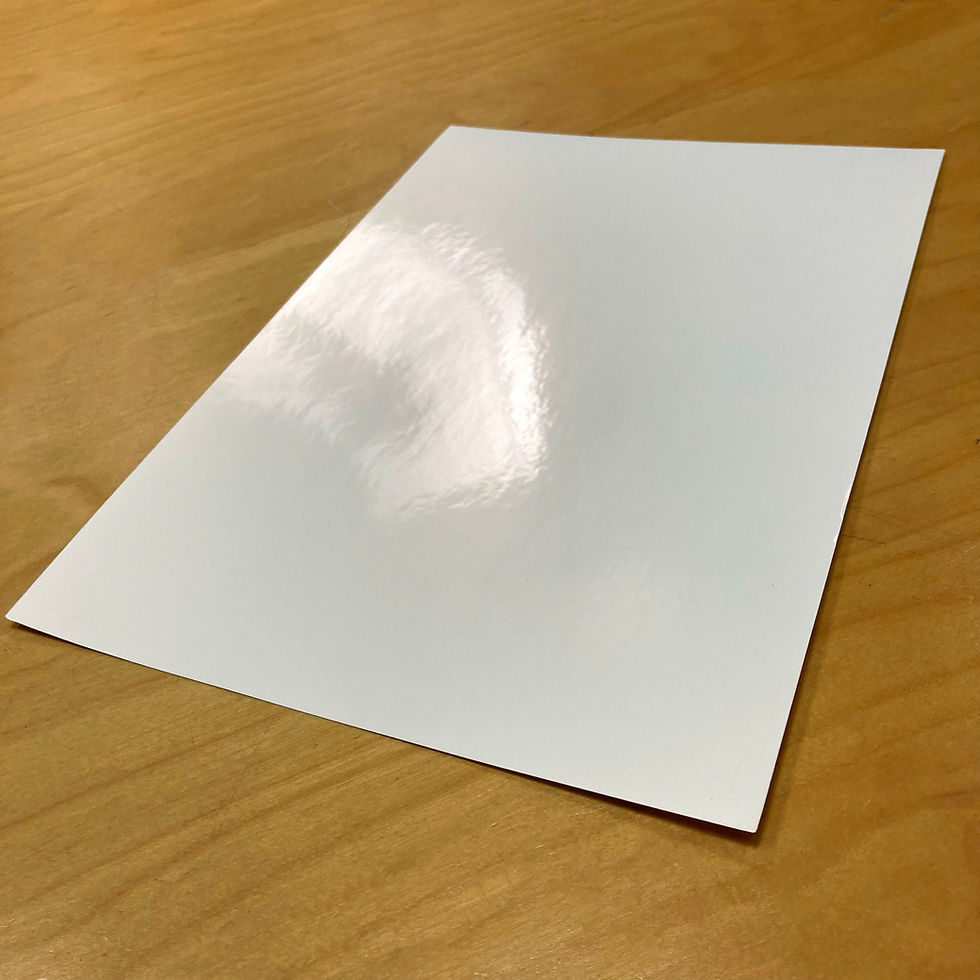 Glossy White Sticker Paper (Printable for Laser Printer) | Sprintec ...