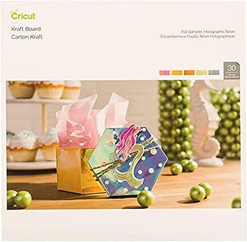 CRICUT Kraft Board Foil Holographic Sampler, Neon | Sprintec-Asia| 你的 ...