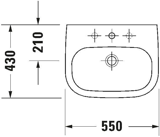 [DURAVIT] 231055 | Living Bathrooms