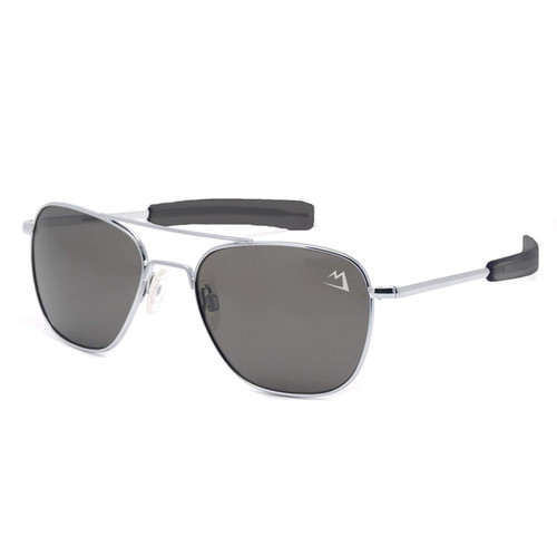 Bush Pilot Aviator Sunglasses - Silver | MissionaryBushPilot