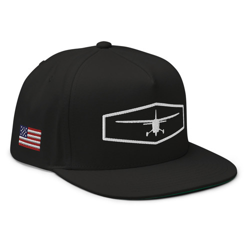 USA Flag Flat Bill Cap | MissionaryBushPilot