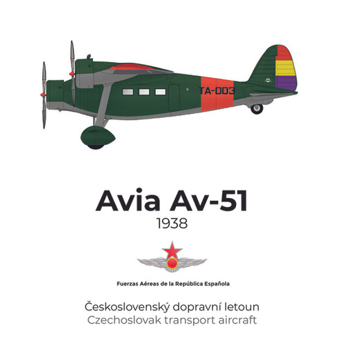 72002 Avia Av-51, 1:72 - FARE / španělská republikánská armáda | Airmastr