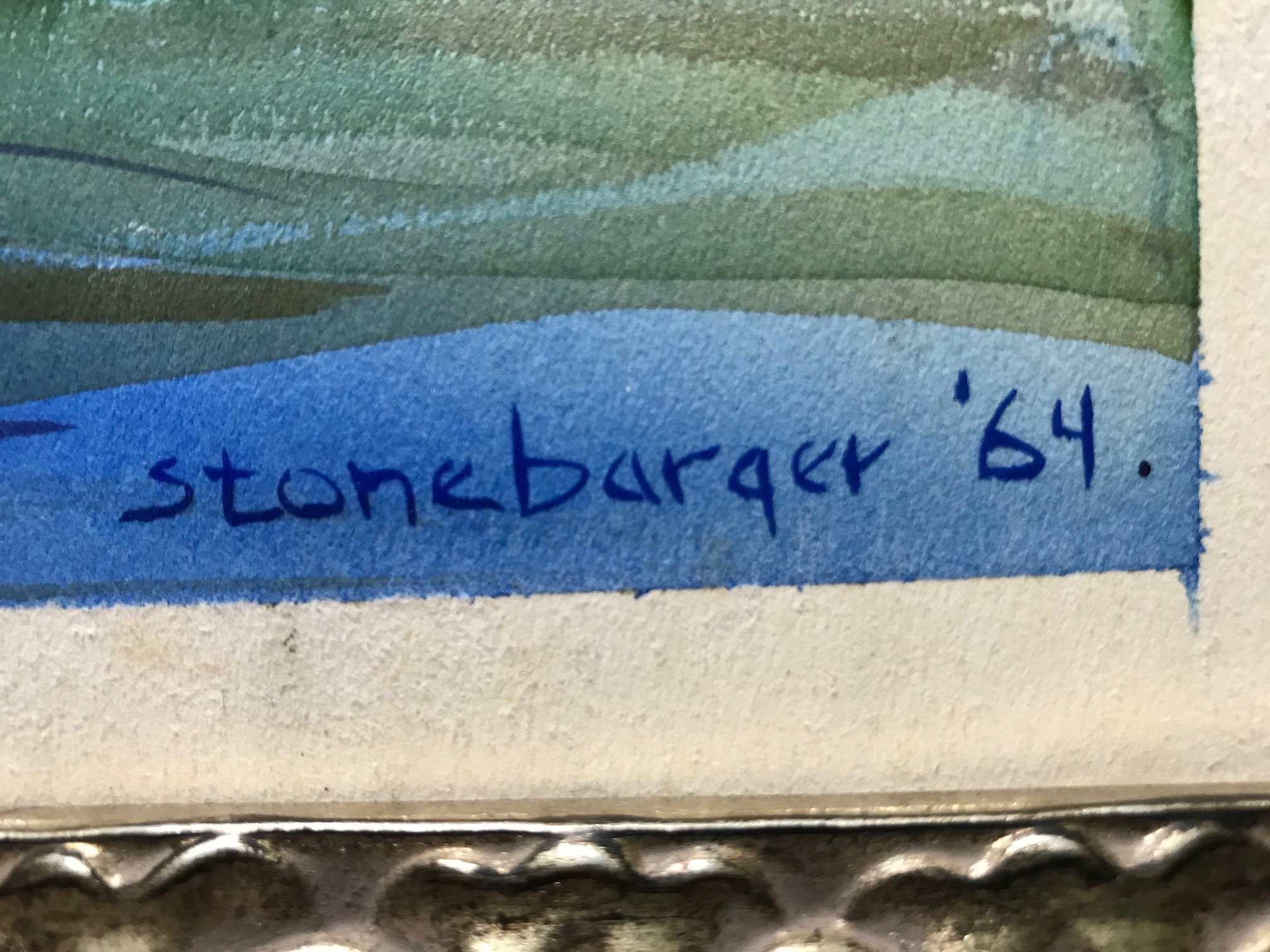 Painting "Stonebarger 1964" Harbor Scene, Oil On Board, Signed | The ...