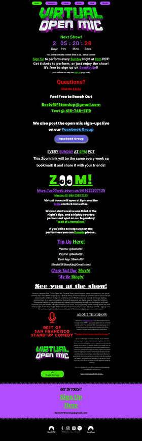 Virtual Open Mic | Alectronic Solutions