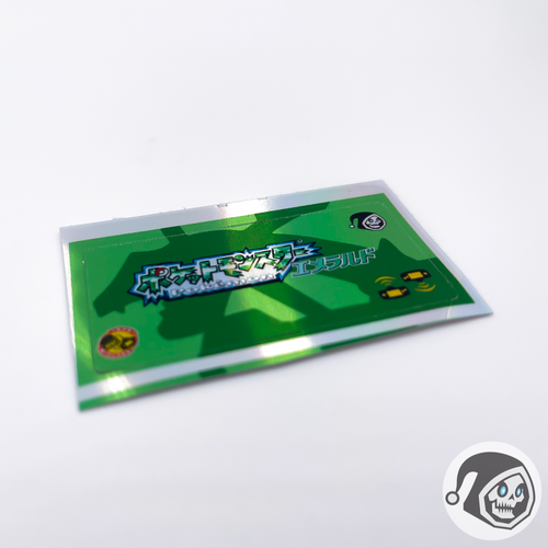 Holo Emerald GBA Cart Label | NeosCustoms