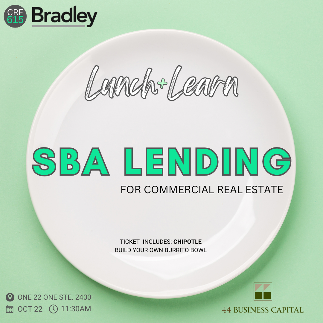 Lunch & Learn: SBA Lending for CRE | CRE615, LLC
