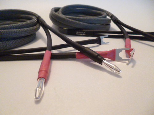 2x12 AWG Silver Plated Speaker Cable Single | schmittcables