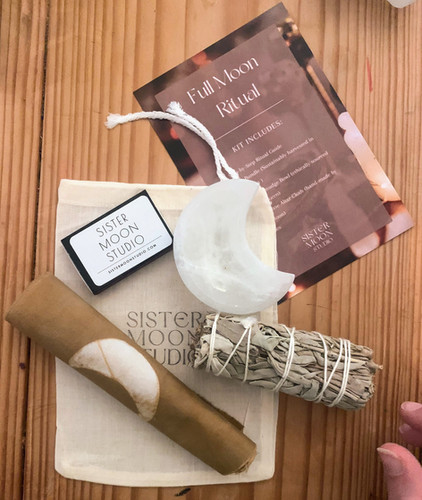 Consignment Full Moon Ritual Kit by Sister Moon Studio | Local Love CHS
