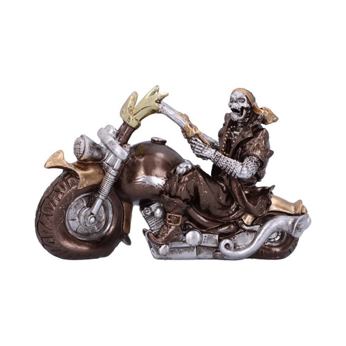 Full Throttle Skeleton Motorbike Ornament - 17cm | Mythic Realm