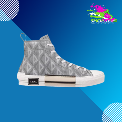Dior Gray CD Diamond Canvas Shoes | Nike Air Jordan | We Shoeber