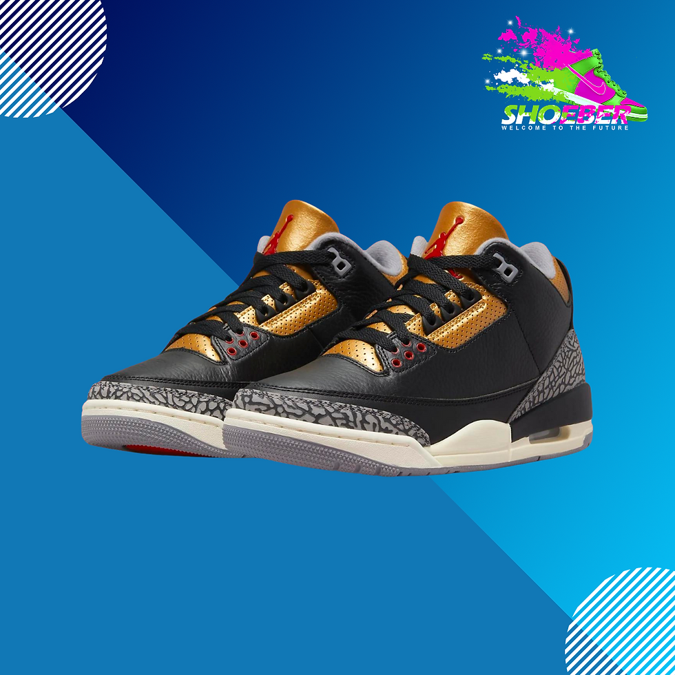 Air Jordan 3 Retro Black Gold | Nike Shoes - We Shoeber