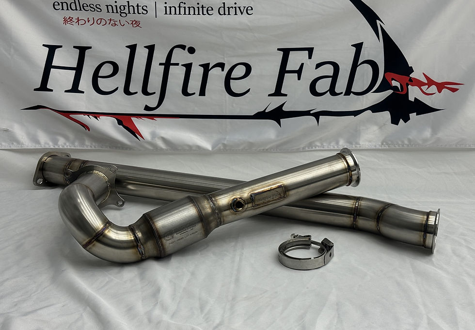 V2 J-Pipe CATTED (2015-2021 WRX) | Hellfire Fabrication