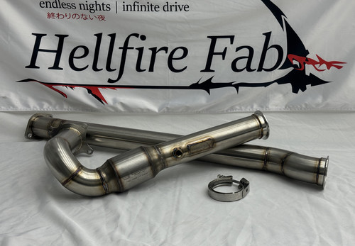 V2 J-Pipe CATTED (2015-2021 WRX) | Hellfire Fabrication