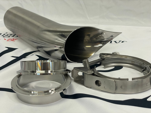 Side Exit Exhaust Tip Replacement 3in | Hellfire Fabrication