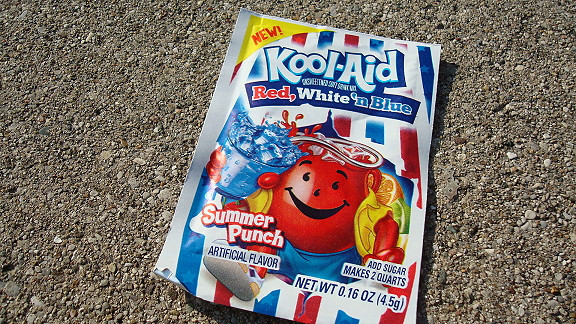 Consuming excessive amounts of Kool-Aid may lead to toxic inebriation.